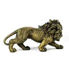 Golden Lion Statue