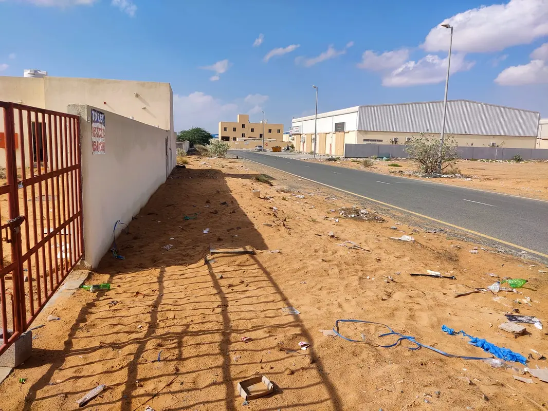 14200 Sqft Open Land 3 Phase Power Office Boundary Wall In Al Saja ...