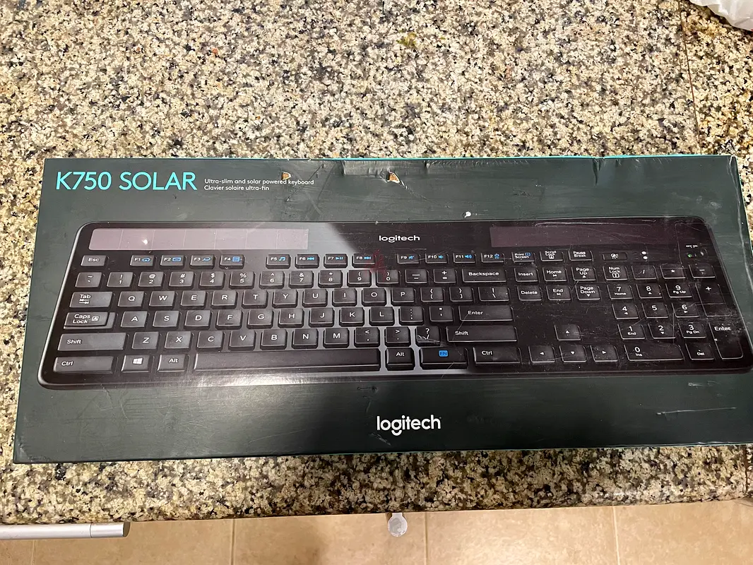 Logitech wireless solar powered keyboard | dubizzle Dubai
