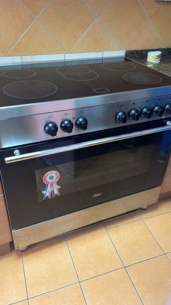 Terim Ceramic Top Electric oven 5 Hob And Electric Oven Size 90 By 60 ...