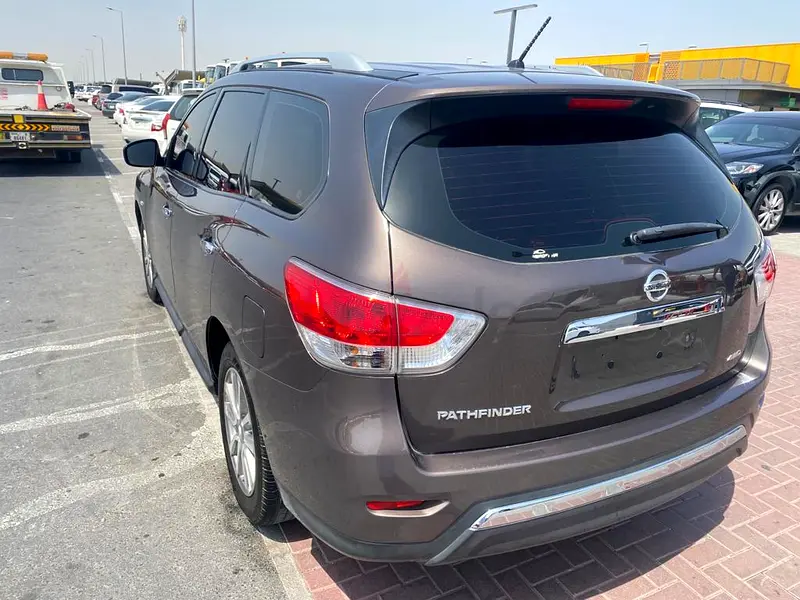 Nissan pathfinder 2016 brown color GCC calen car | dubizzle