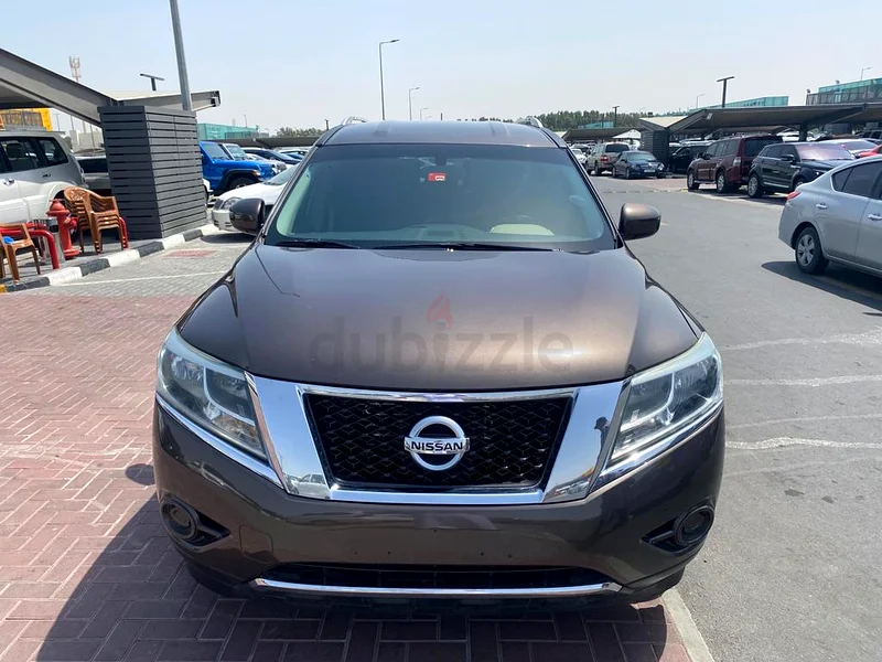 Nissan pathfinder 2016 brown color GCC calen car | dubizzle