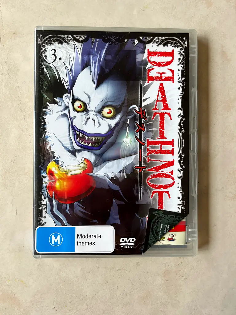 Death Note Anime Dvd Cover