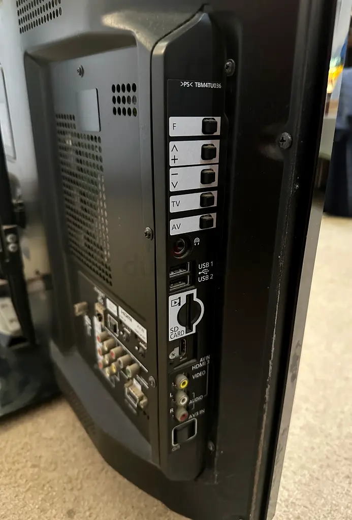 Panasonic Viera Tv Back