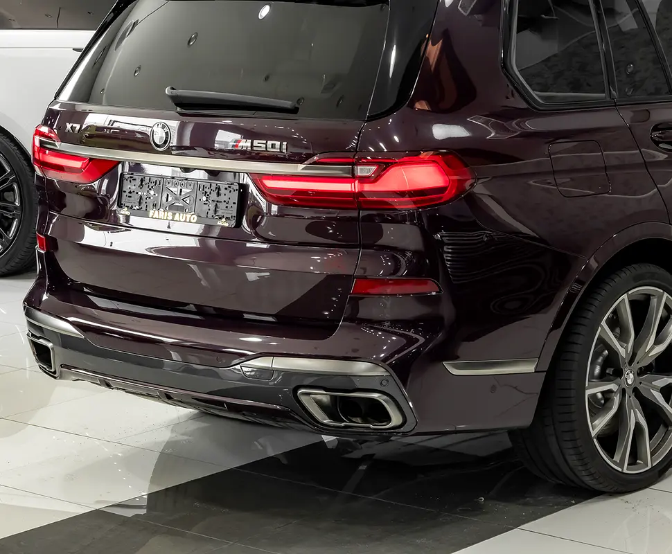 BMW X7 M-50i - 7 SEATER - MERIN IVORY WHITE AND FINEWOOD TRIM FINELINE ...