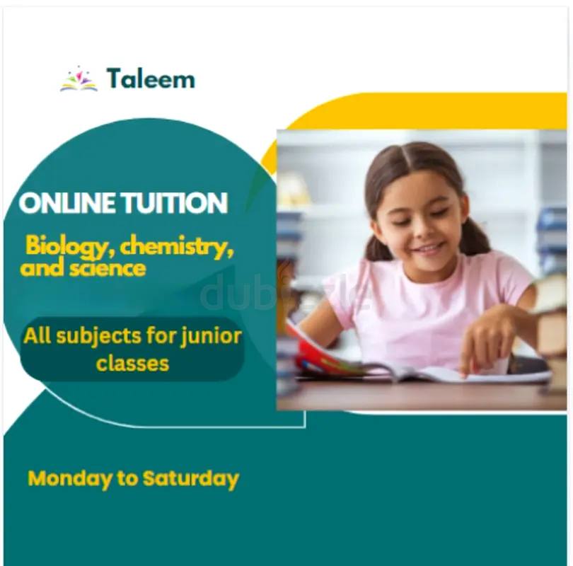 Online tuition for all classes | dubizzle
