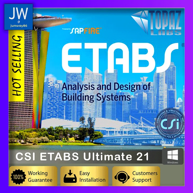 CSI ETABS 21 Full Version Lifetime | dubizzle