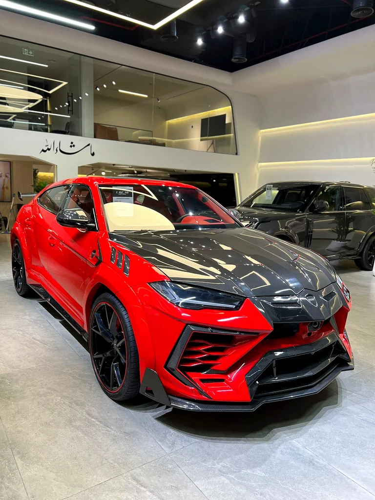 2019 LAMBORGHINI URUS WITH MANSORY KIT RED BLACK- GCC - FULL OPTION ...