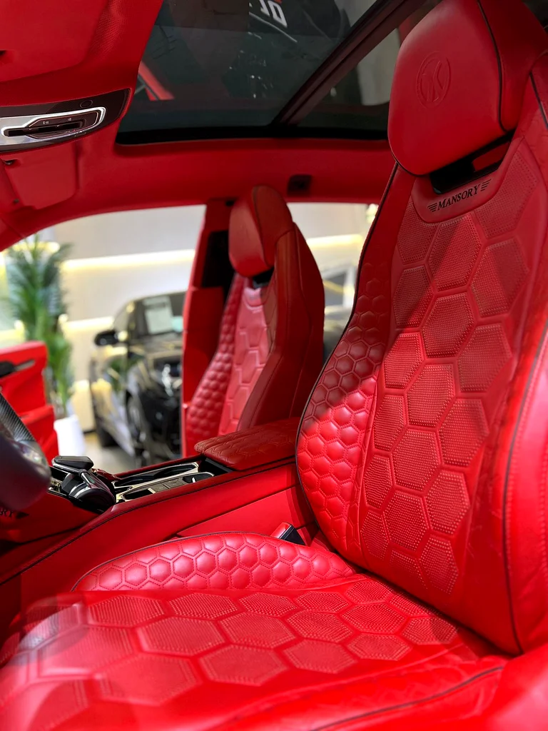 2019 LAMBORGHINI URUS WITH MANSORY KIT RED BLACK- GCC - FULL OPTION ...