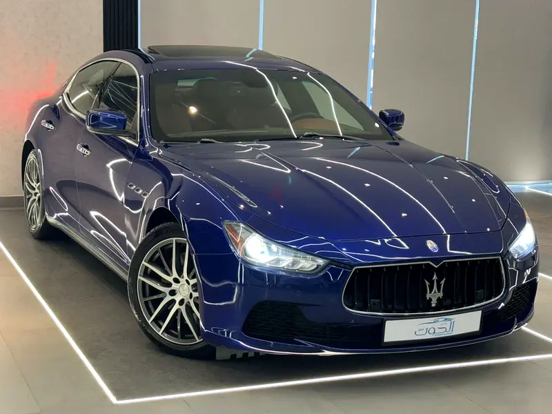 AMAZING BLUE COLOR MASERATI GHIBLI SQ4 V6 || GCC || FREE ACCIDENT ...