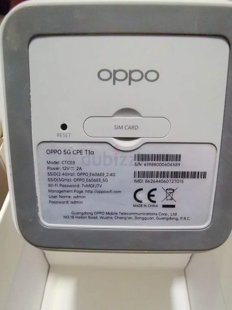 OPPO 5G SIM ROUTER | dubizzle