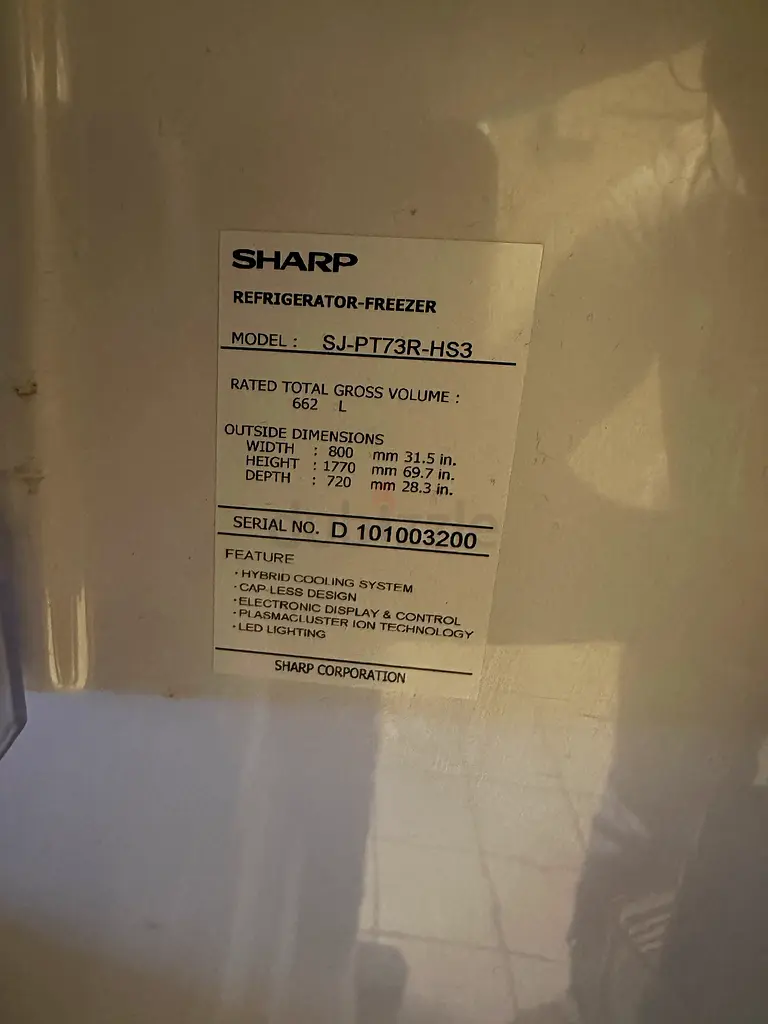 sharp ref 660 L | dubizzle