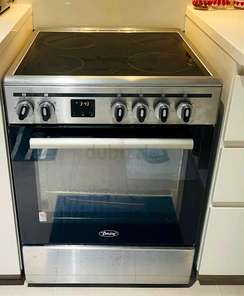 Terim 60X60 Ceramic Cooking Range, 6 Oven Function Turbo Fan,Stainless ...