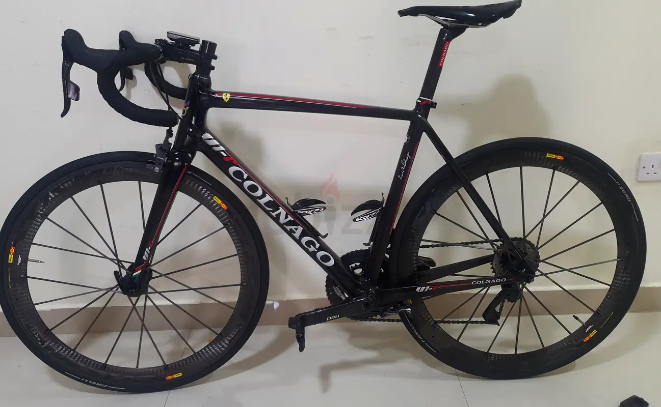 Full Carbon COLNAGO Road Bike FERRARI Limited Edition SRAM E-tap(Di2)Mavic carbon WheelSet 6KG ...