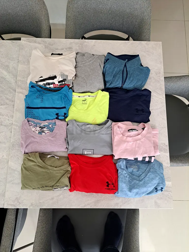 Perfect Condition Used Branded T.shirts ( 12 shirt ) ..Size Small ...