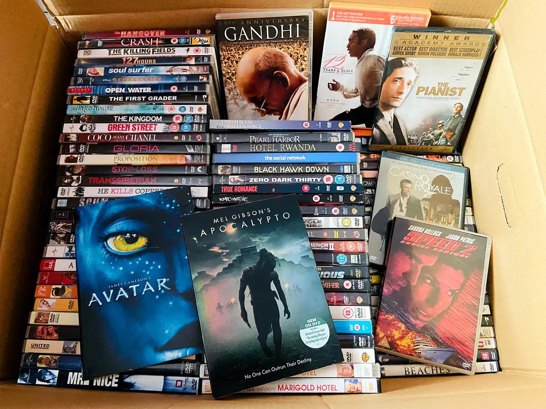 150 Original Hollywood Movie DVD’s | dubizzle