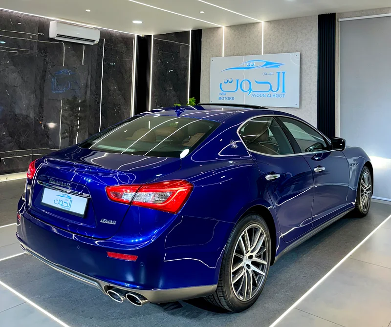 AMAZING BLUE COLOR MASERATI GHIBLI SQ4 V6 || GCC || FREE ACCIDENT ...