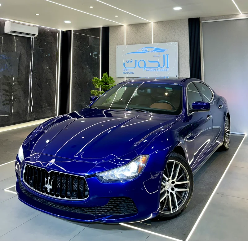 AMAZING BLUE COLOR MASERATI GHIBLI SQ4 V6 || GCC || FREE ACCIDENT ...