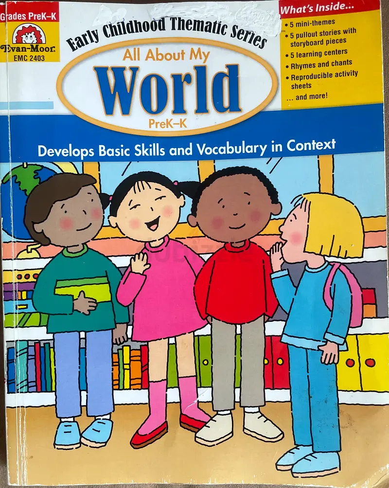 Educational Activity Book for Kg1 and Kg2 kids/208 pages | dubizzle