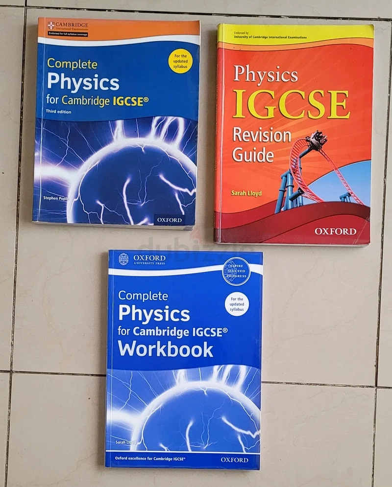 Cambridge IGCSE Physics Course Book, Revision Guideand Workbook | دوبيزل