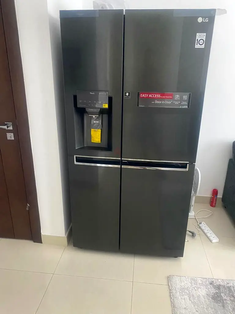 Lg new model side by side refrigerator with water dispenser | dubizzle