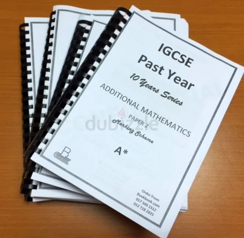 Past Paper Booklets IGCSE British Curriculum | دوبيزل