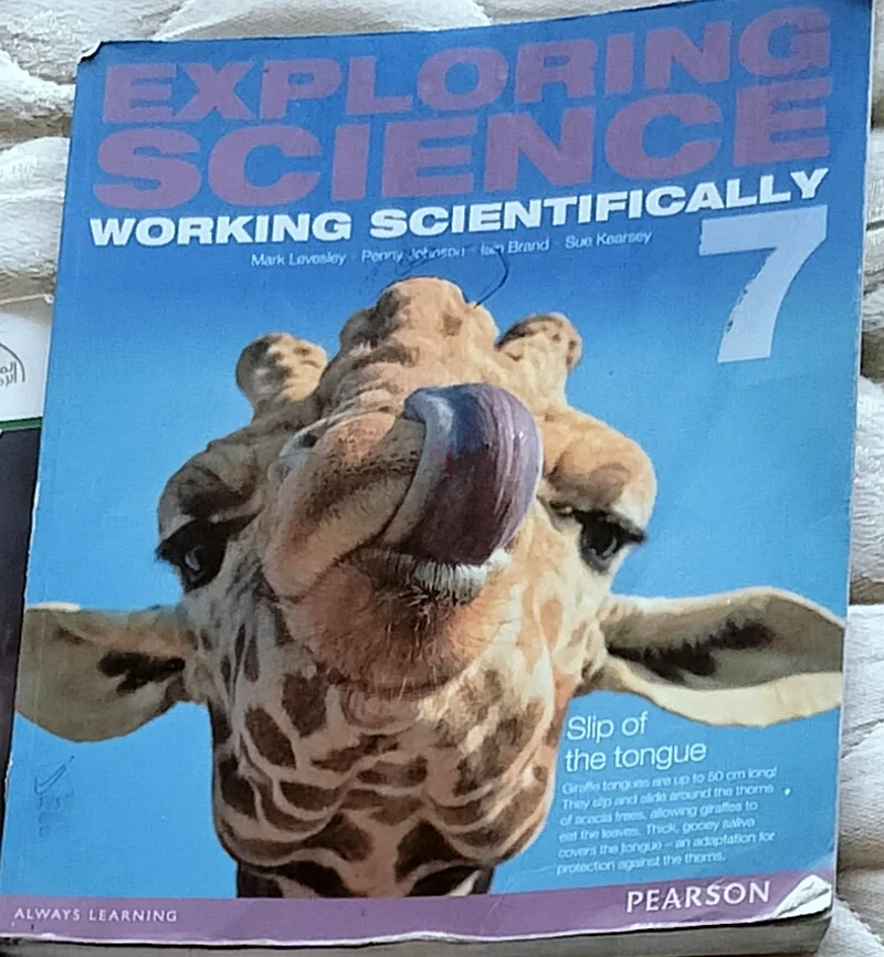 Textbook Exploring Science 7 Pearson | دوبيزل