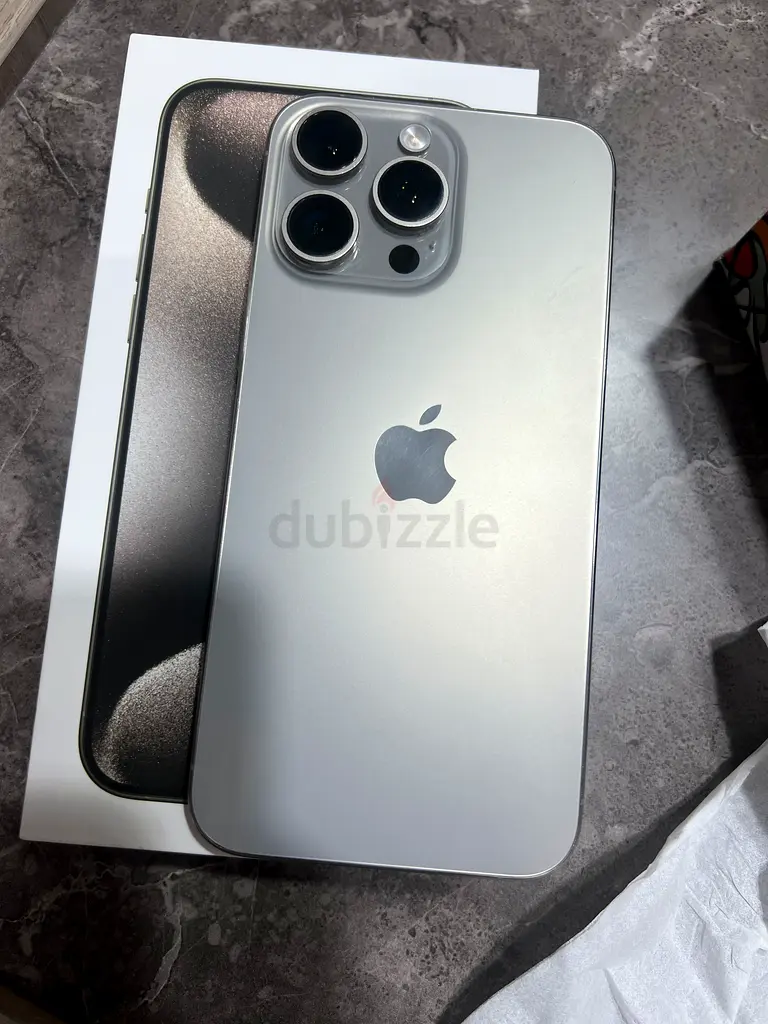 Apple iPhone 15pro max 256Gb natural titanium | dubizzle