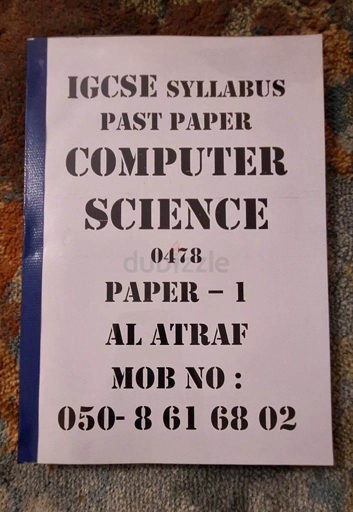 IGCSE Past Paper Booklets Computer Science and Mathematics 2016-2023 | دوبيزل