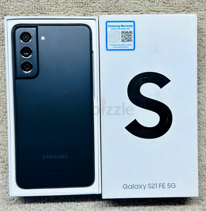 SAMSUNG GALAXY S21 FE 128GB STORAGE BLACK COLOR | دوبيزل