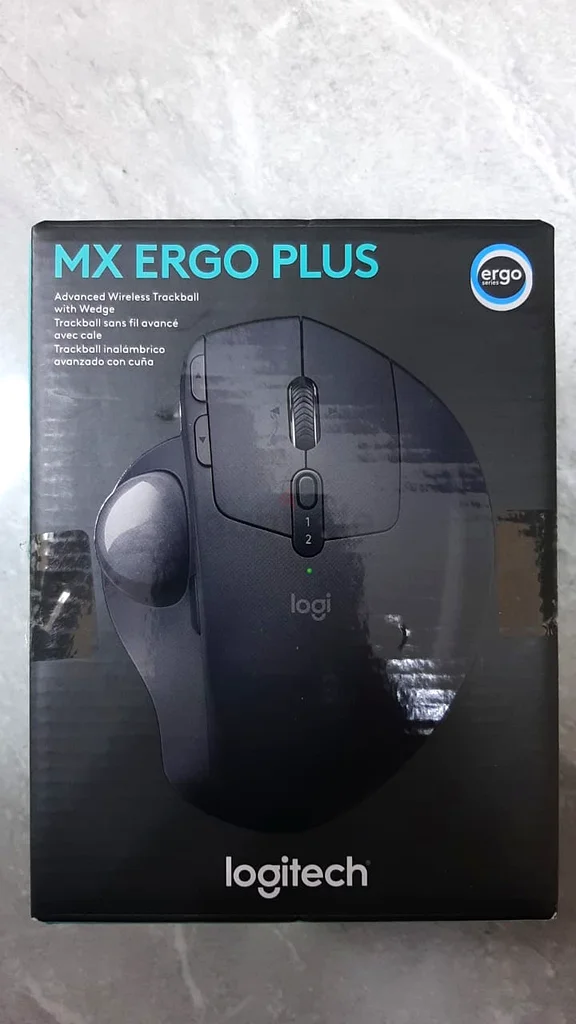 LOGITECH MX ERGO PLUS WIRELESS TRACKBALL MOUSE BLACK | dubizzle