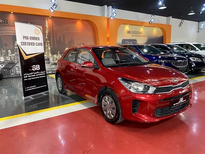 Used Kia Rio with red exterior for sale in Dubai | dubizzle