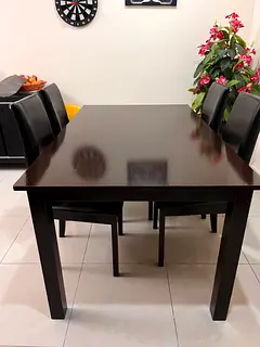 Dining Table 4 Chairs | dubizzle