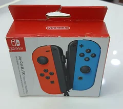NINTENDO JOY-CON (L) / (R) CONTROLLER (HACAJAEAA) NEON RED / NEON BLUE | dubizzle