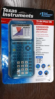 TEXAS INSTRUMENTS CALCULATOR TI-84 PLUS CE PYTHON METALLIC TEAL | dubizzle