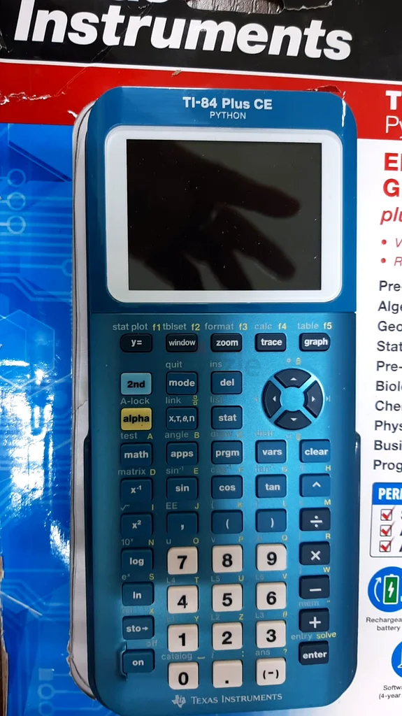 TEXAS INSTRUMENTS CALCULATOR TI-84 PLUS CE PYTHON METALLIC TEAL | dubizzle