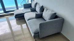 IKEA Soderhamn L shape sofa light Grey | dubizzle