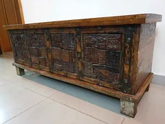 Wooden Hand Carved Chest | dubizzle