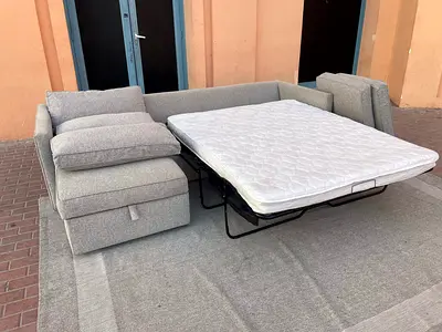 Classifieds: West elm L shape sofa bed | dubizzle Abu Dhabi