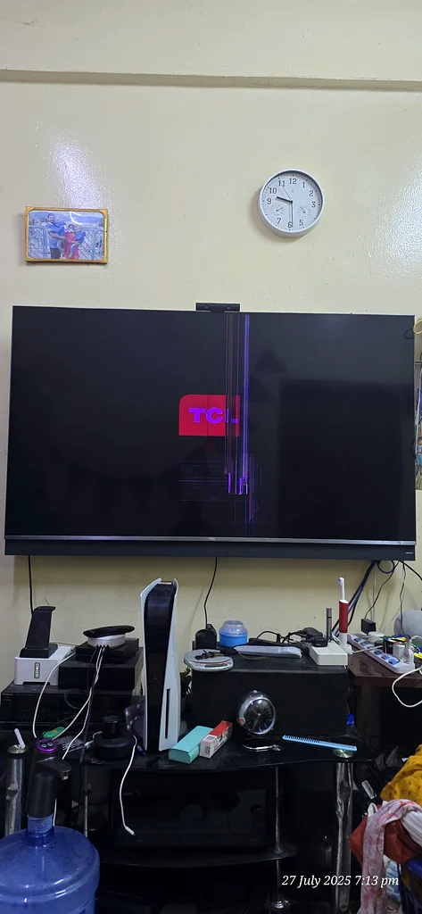 TCL Mini LED TV 65inch with inbuilt subwoofer and sound bar(display damaged) | dubizzle