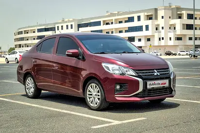 Red Used Mitsubishi Attrage for Sale in UAE | dubizzle