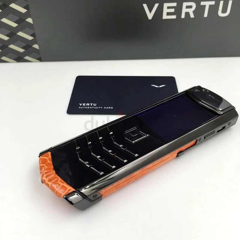 Luxury Vertu Mobile Phone - Unique Design Authenticity Card Included ...