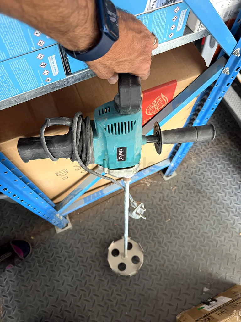 Clarke Paint Mixer 160mm, 1020W, 800RPM, 220-240V, Heavy Duty Electric ...