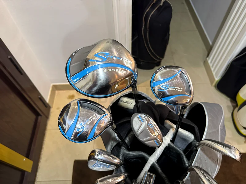 Ladies ADAMS Speedline Golf Set Right Handed RH Driver Woods Hybrids ...