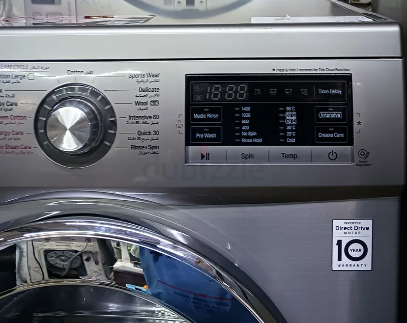 LG 8kg 2025 Model Direct Drive Washing Machine with 6 Motion DD ...