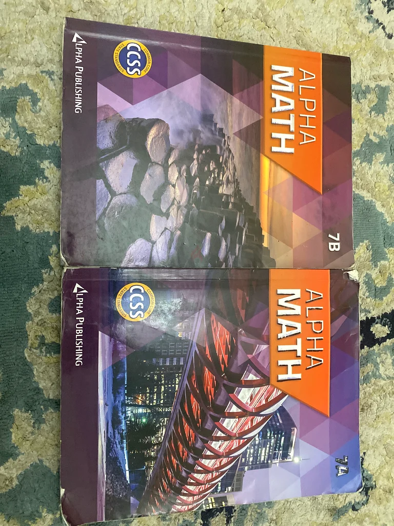 Alpha Math Textbooks for Sale - 7B 7A Editions! | dubizzle Sharjah