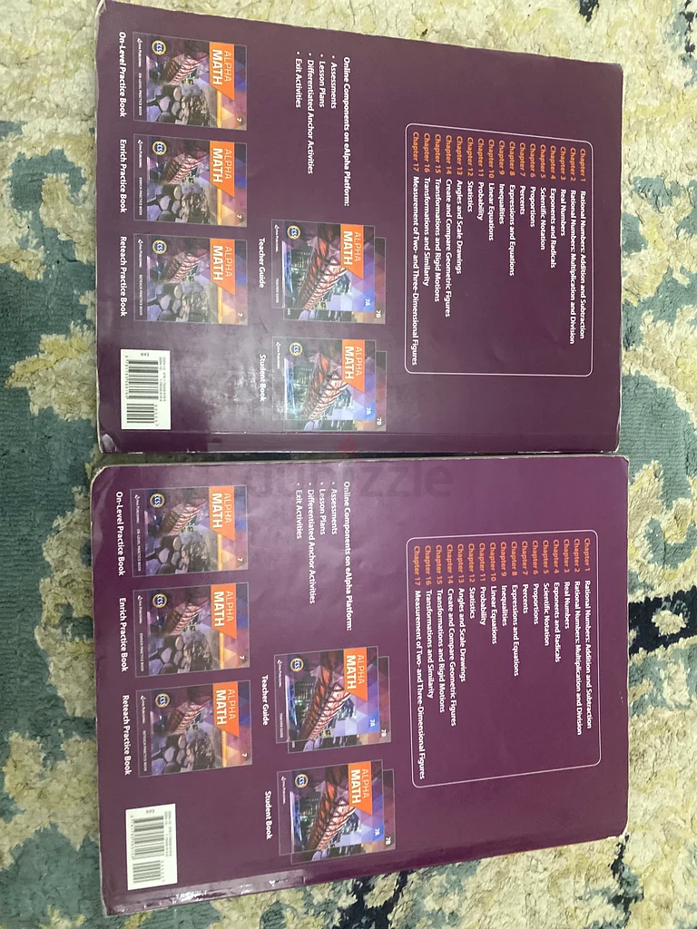 Alpha Math Textbooks for Sale - 7B 7A Editions! | dubizzle Sharjah