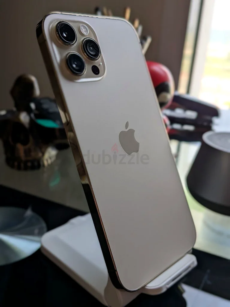 Iphone 12 gold pro max 128GB 100% battery | dubizzle Fujairah