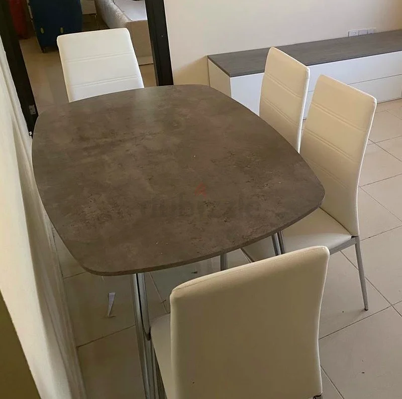 Dining Table with 4 Chairs | dubizzle Ras al Khaimah