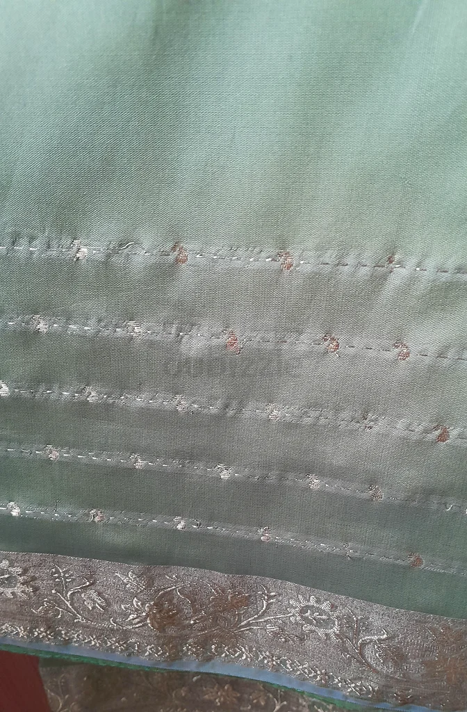 Vantage Sarees ( fall and pico stiched) with stiched blouse and petty ...